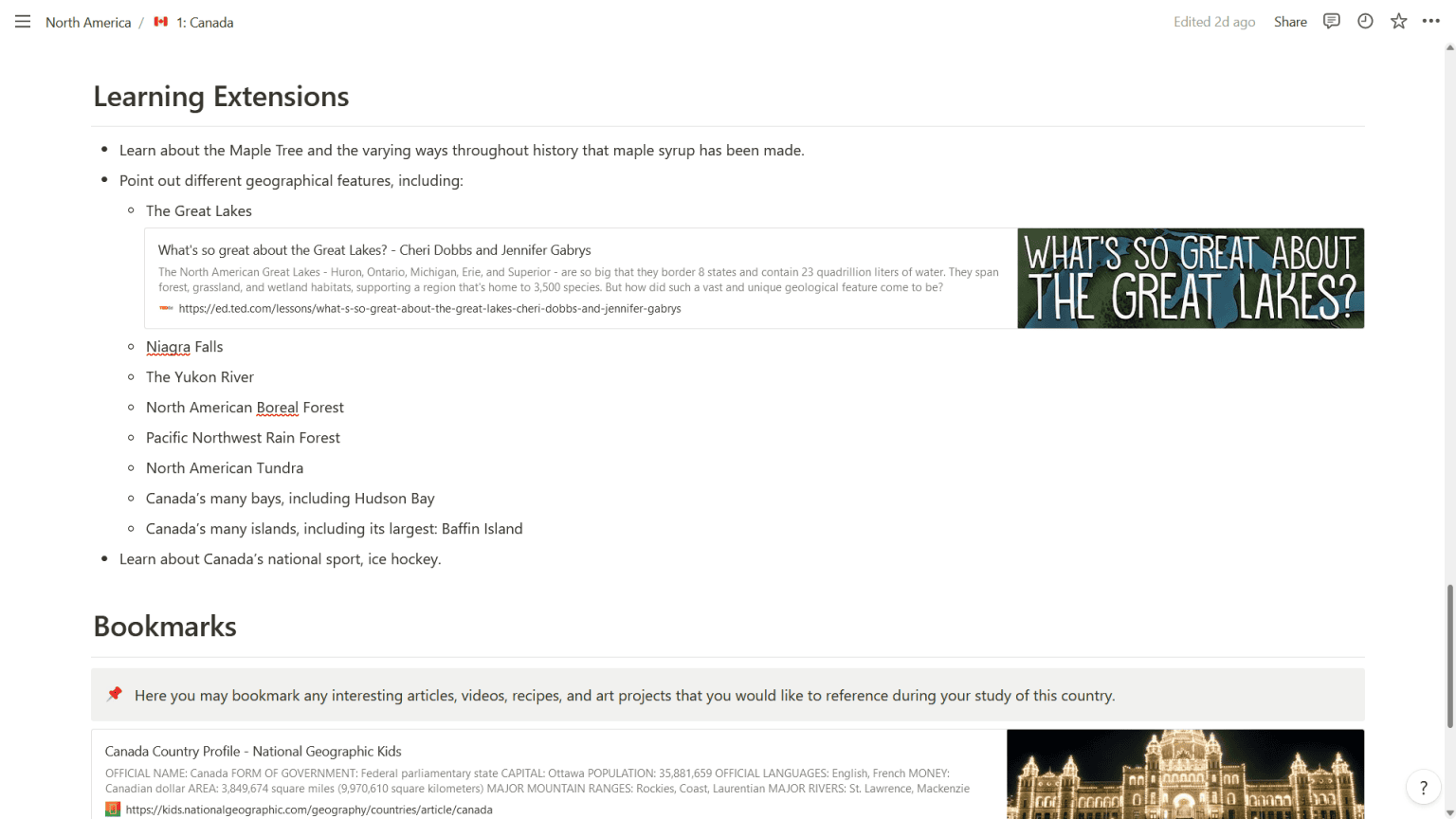 North America - Global Explorers