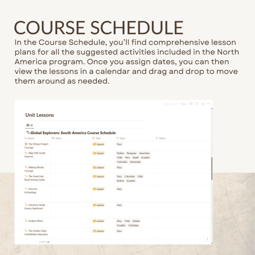 North America Unit Study - The Global Explorers Club