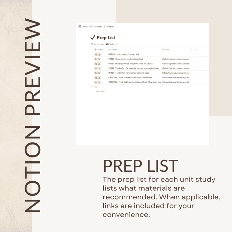 Africa Unit Study - Global Explorers