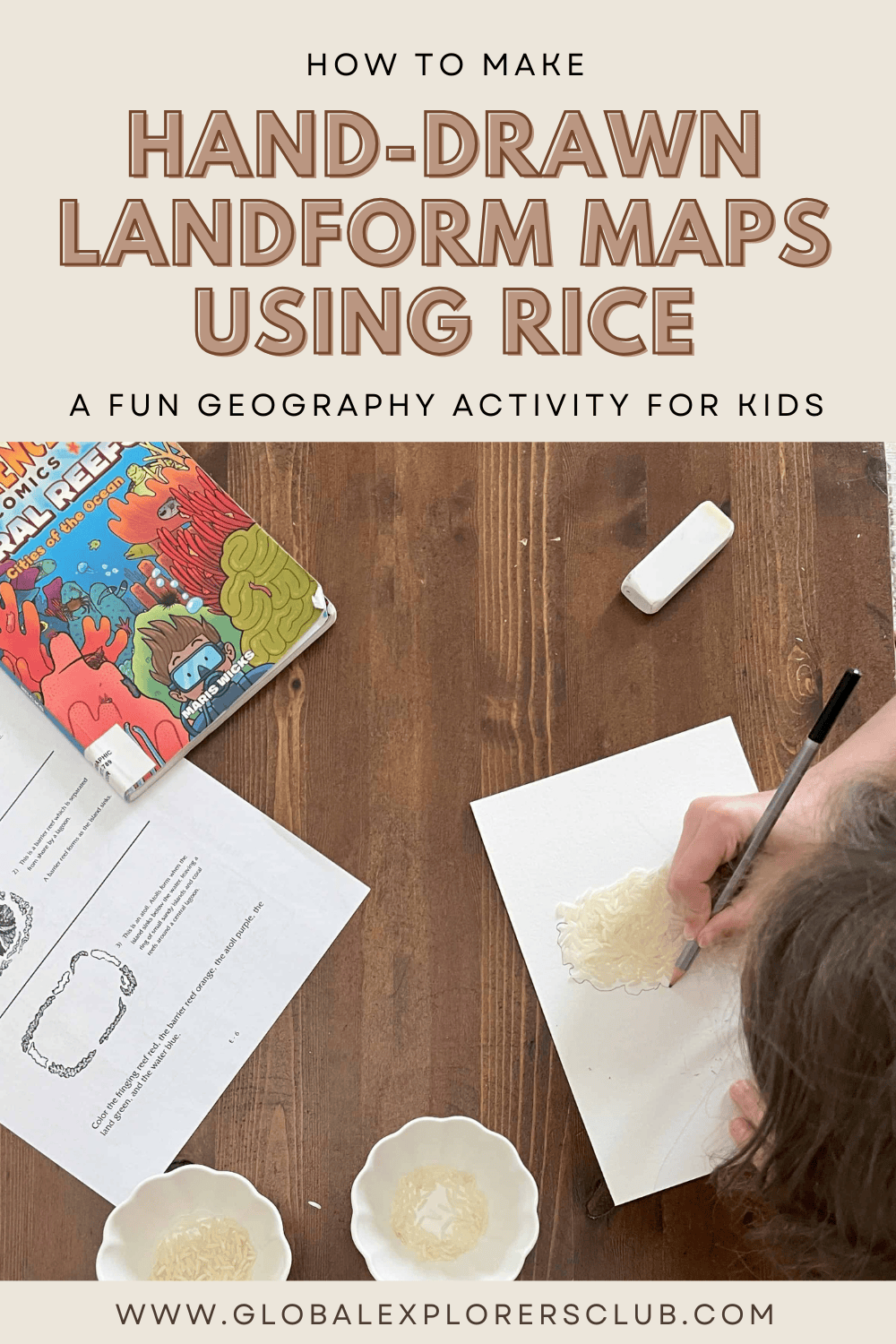 Hand-Drawn Maps: Creating Coral Reef Formations with Rice - The Global ...