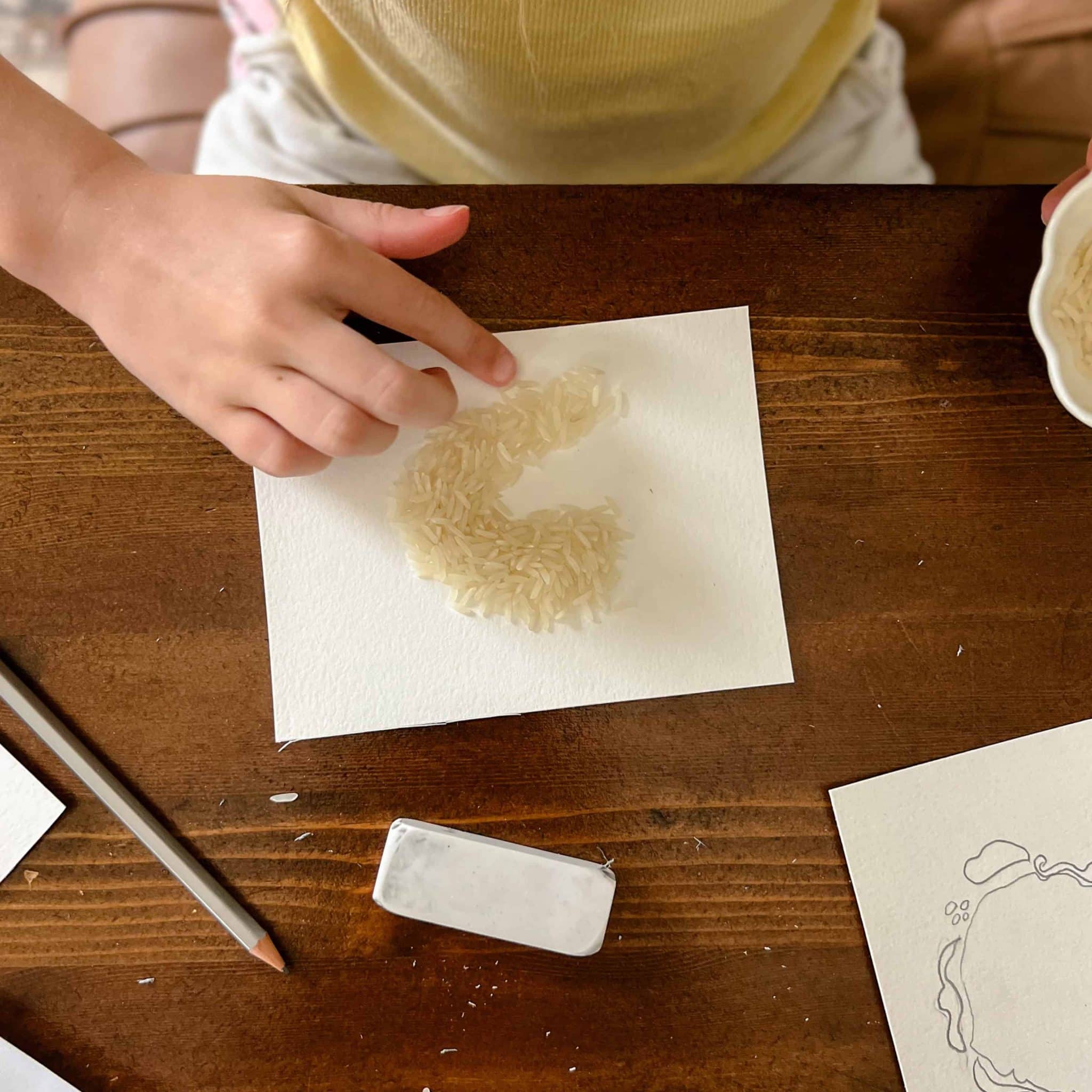 Hand-Drawn Maps: Creating Coral Reef Formations with Rice - The Global ...