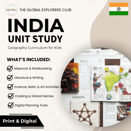 India Unit Study - The Global Explorers Club