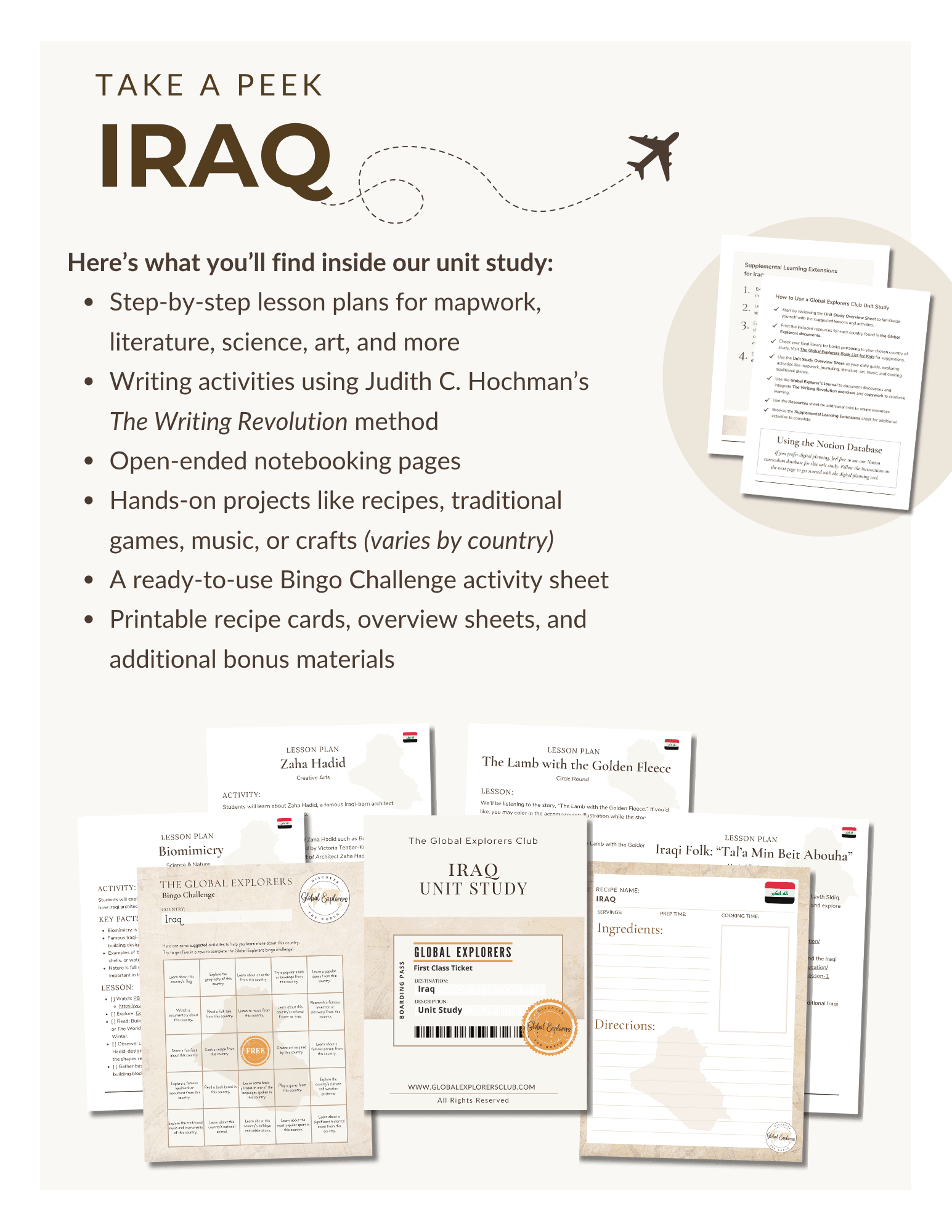 Iraq Unit Study - The Global Explorers Club