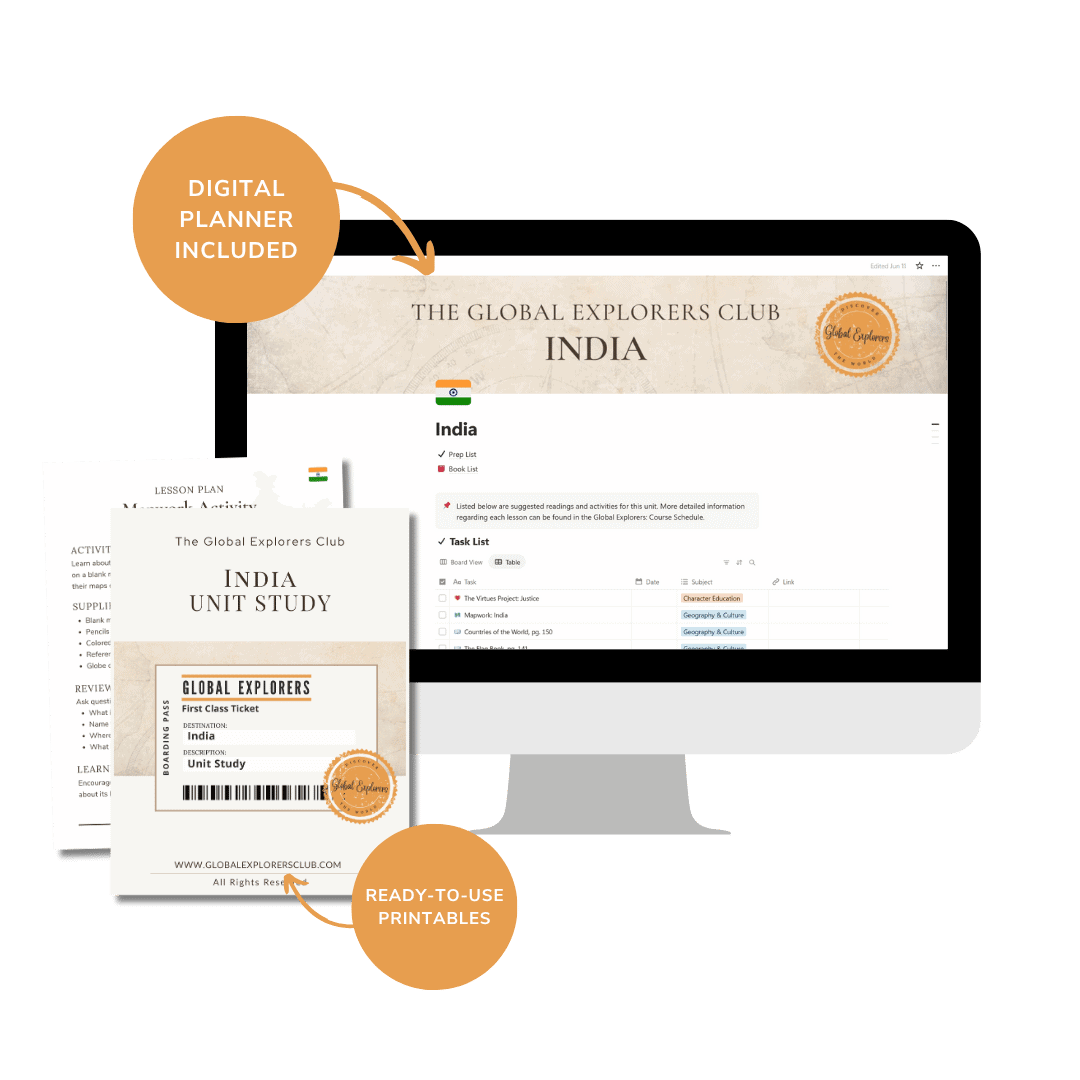 India Unit Study - The Global Explorers Club