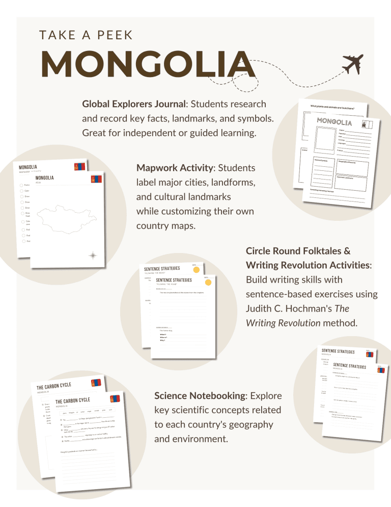 Mongolia Unit Study - The Global Explorers Club