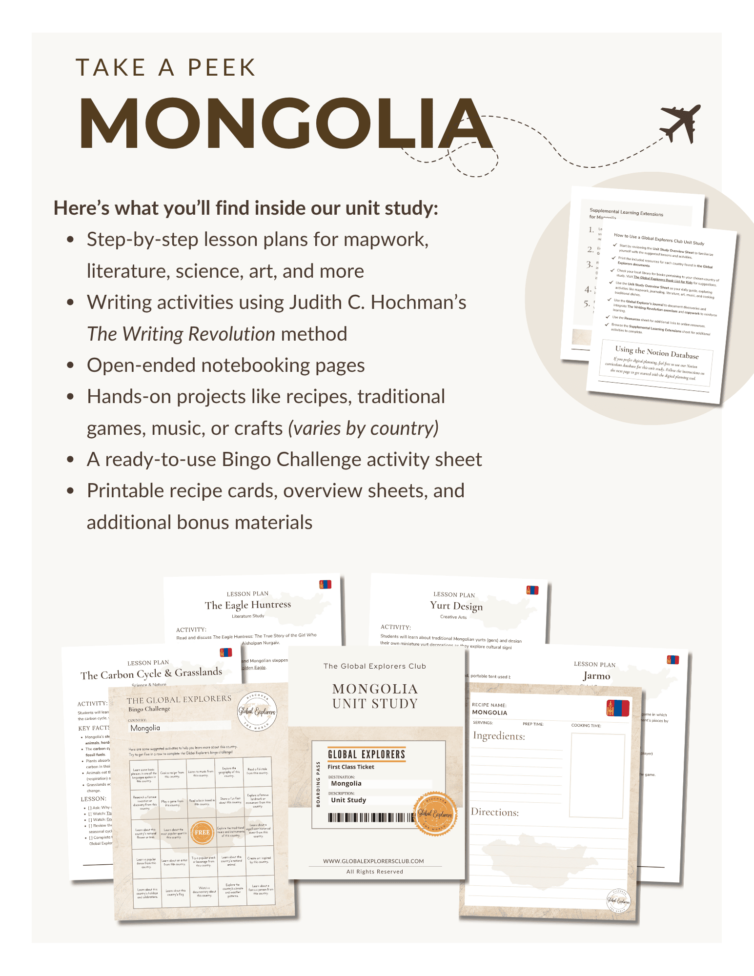 Mongolia Unit Study - The Global Explorers Club