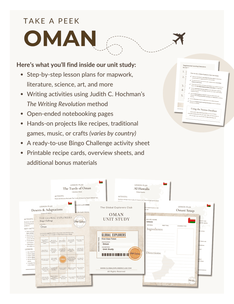 Oman Unit Study - The Global Explorers Club