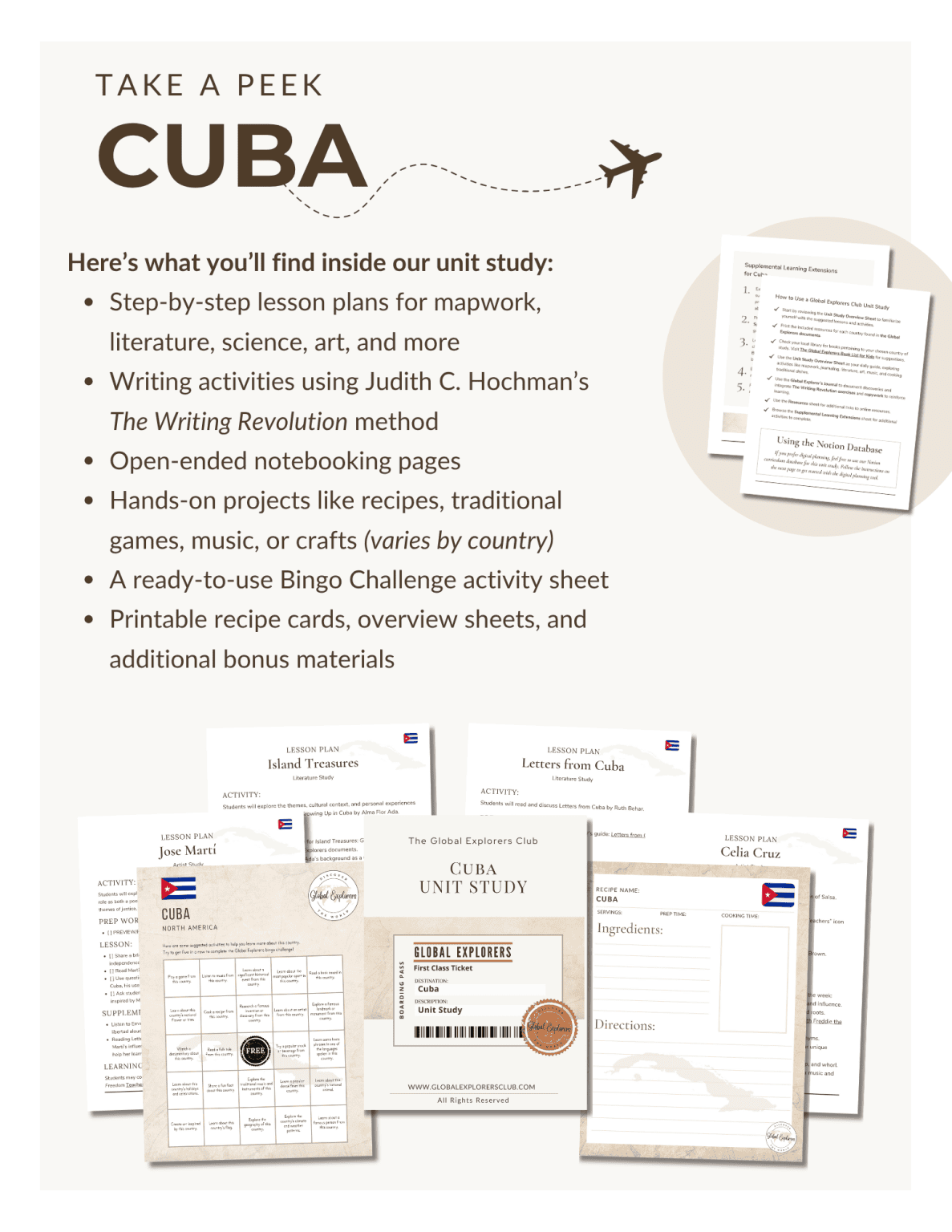 Cuba Unit Study for Kids - The Global Explorers Club